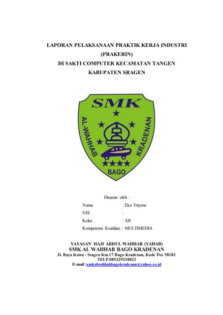 Program kerja pkl | DOCX