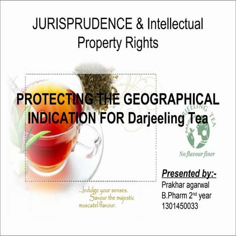 Prakhar agarwal case study on darjeeling tea | PPT