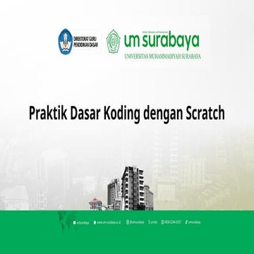 Modul pelatihan coding scratch level 1 | PDF