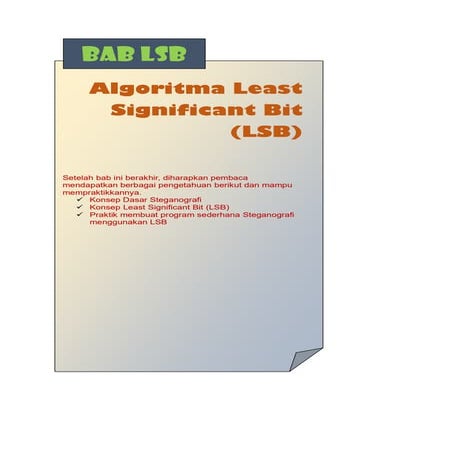 Praktiktum lsb matlab | PDF