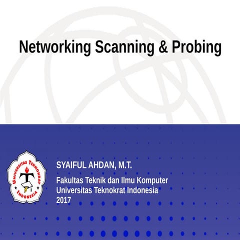 Praktikum 1 network-scanning | PDF