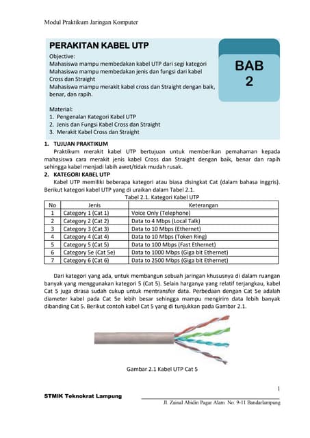 Praktikum 5 subnetting | PDF