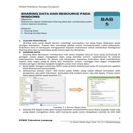 Praktikum 4 sharing data dan resource | PDF