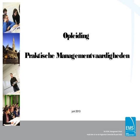 Praktische managementvaardigheden | PPT
