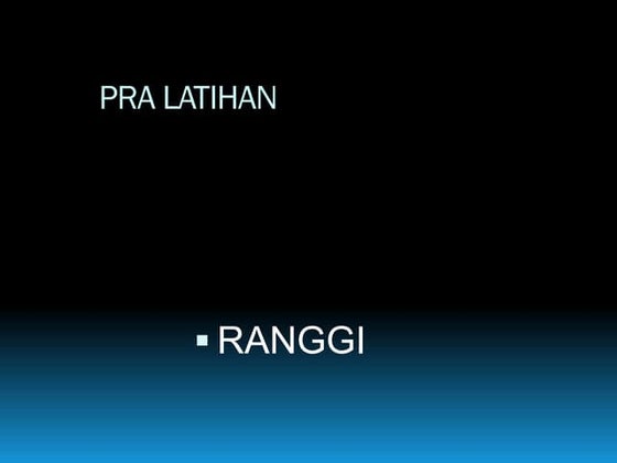Pra latihan | PPT