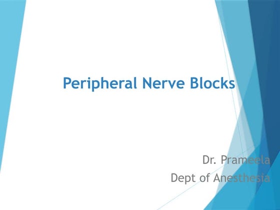 Pec I and PECS II, serratus anterior block | PPTX