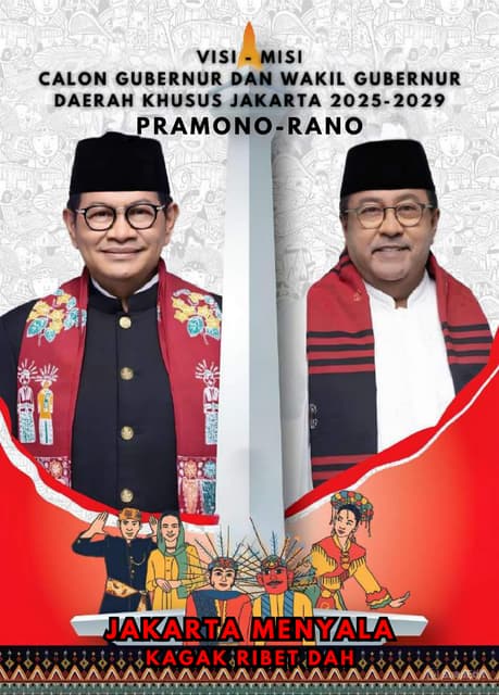 Visi Misi Dharma-Kun di Pilkada Jakarta 2024 | PDF