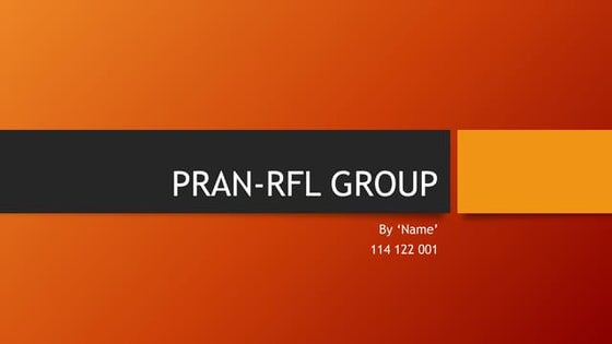 VISION, MISSION AND MARKETING STRATEGY OF PRAN-RFL | PDF | Logistics | Business