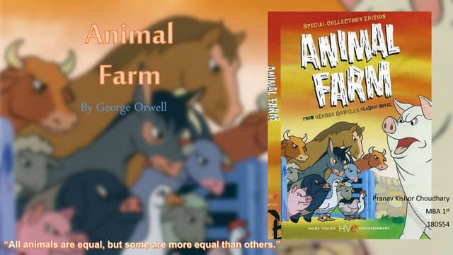 Animal Farm Powerpoint | PPT