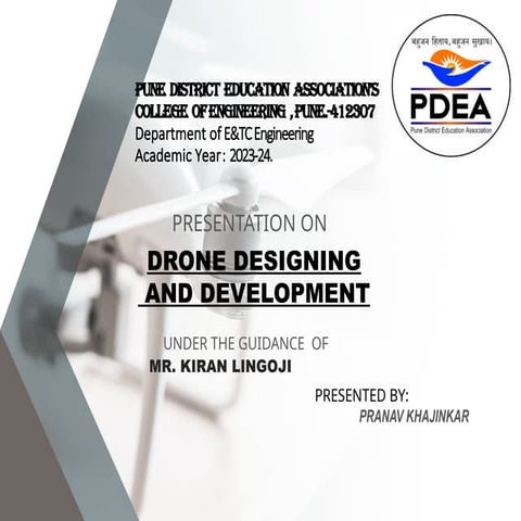 Drone project report | PDF