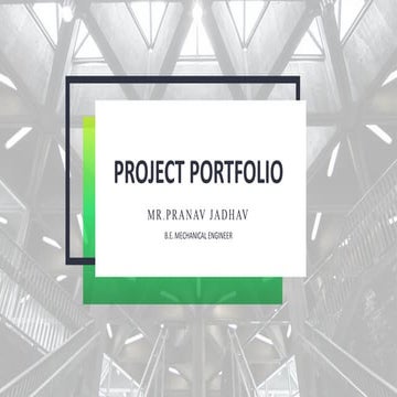 Pranav Jadhav Project Portfolio Ppt