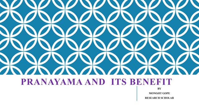 Pranayama (mt) | PPTX