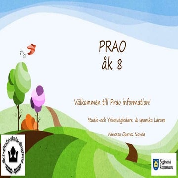 Prao åk 8 info | PPT