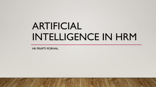 Artificial Intelligence AI in Human Resources (HR).pptx