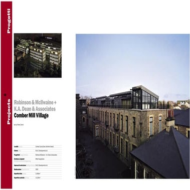 Comber Mill Village, Comber, County Down, Northern Ireland. | PDF