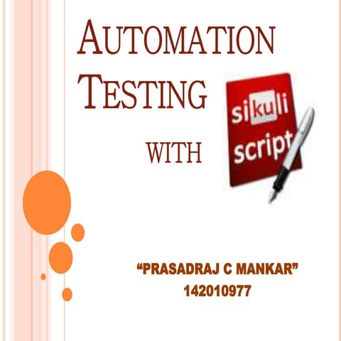 PRASADRAJ SIKULI Presentation 2 | PPTX