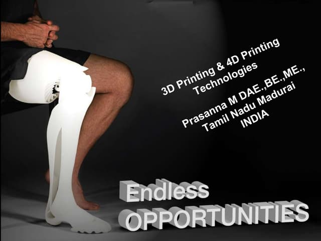 3D PRINTING TECHNOLOGY.pptx | 3-D Graphics | Computer Software and Applications