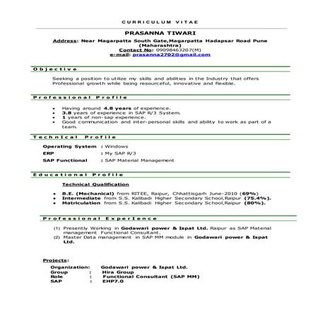Prasanna resume (1) | DOCX