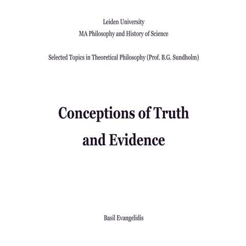 Evidence and truth | PPT