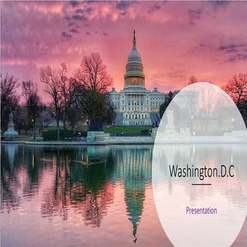 Präsentation Washington DC.auf Englisch | PPTX