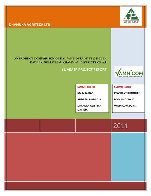 Ffbl internship report | PDF