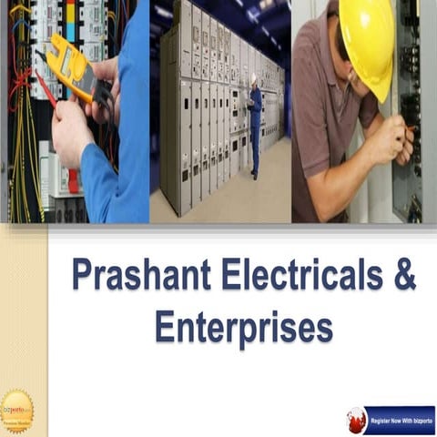 Electrical Contractors & Products Supplies In Pune - Prashant Electricals & Enterprises | PPTX