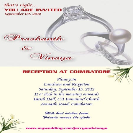 wedding invitation | PDF