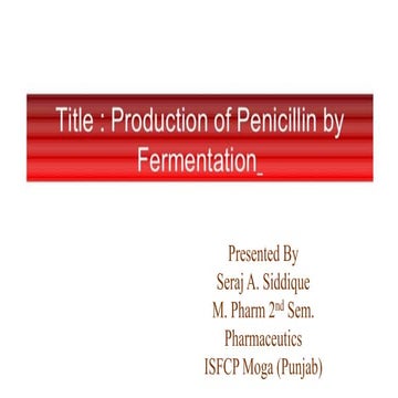 Penicillin | PPTX