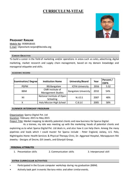 CV - SUMIT VARDHAN RASTOGI | PDF