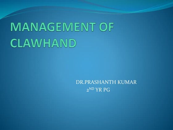 Biomechanics of wrist & Hand | PPT