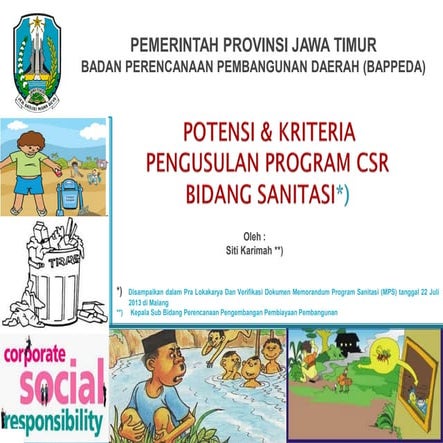 Potensi dan Kriteria Usulan Program dan Kegiatan melalui CSR | PDF
