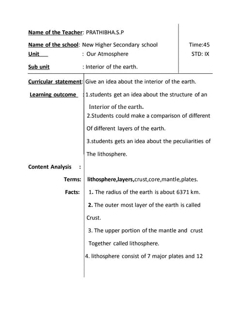 A Detailed Lesson Plan Science 7 | PDF