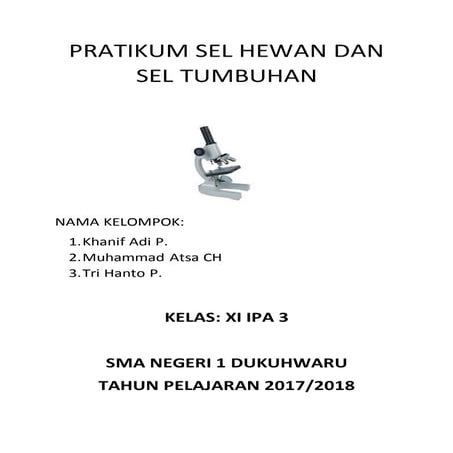 Laporan Praktikum Biologi Ipa 3 | DOCX