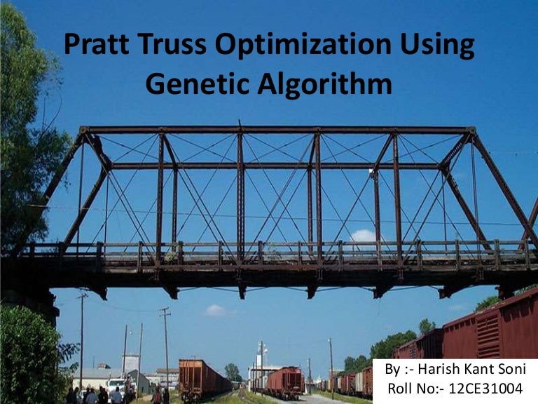 Pratt Truss Optimization Using 8691