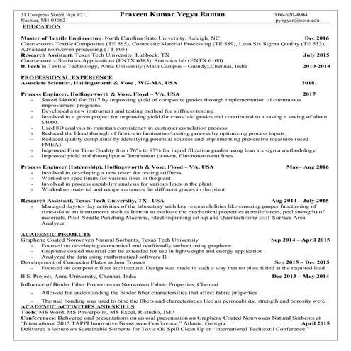 Praveen kumar resume | PDF