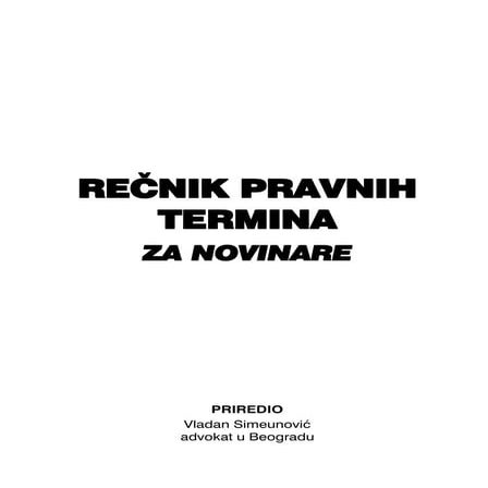 Pravni recnik | PDF