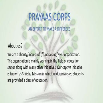 Prayaas | PPTX