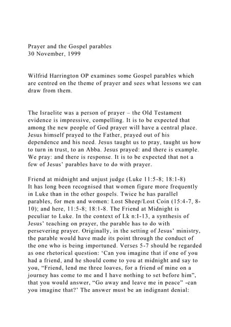 The Parable of the Pharisee and the Tax Collector | PPT