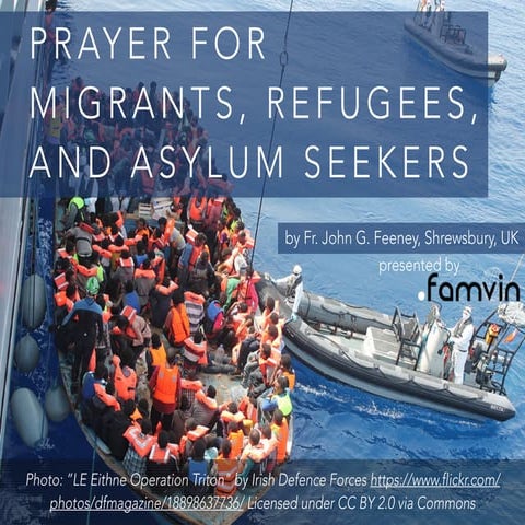 Prayer for migrants, refugees and asylum seekers | PPT