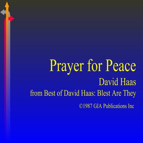 Prayer for peace haas | PPS