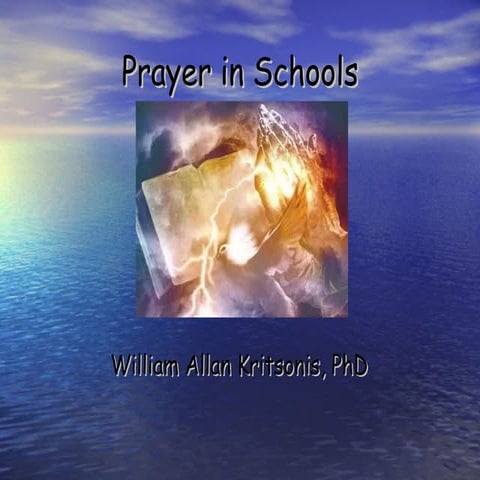 Prayer In Schools | PPT