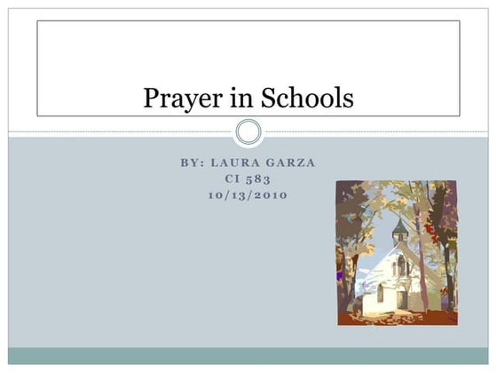 Prayer In School Essay | PDF | Christianity | Religion & Spirituality