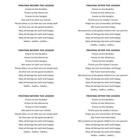 57164301 prayer-before-class | PDF