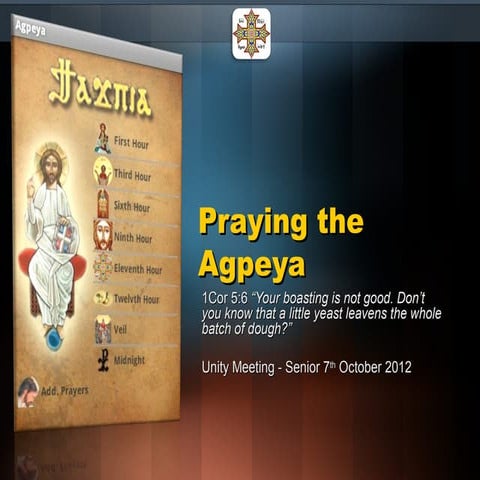 Praying the Agpeya | PPT