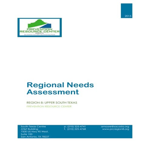 PRC Region 8 2015 Regional Needs Assessment | PDF