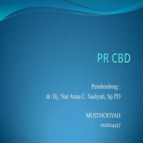 Pr cbd via new | PPT