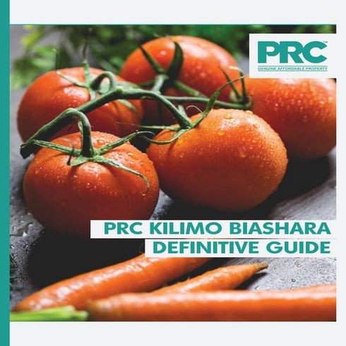 PRC Kilimo Biashara Definitve Guide | PDF