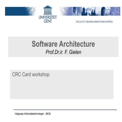 CRC Workshop | PPT