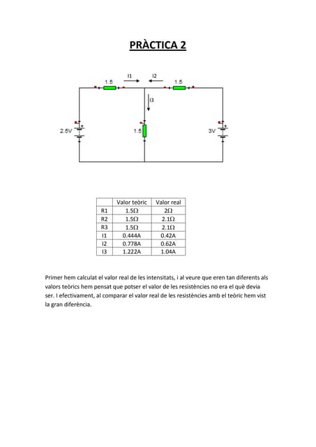 Pràctica circuit mixte | PDF