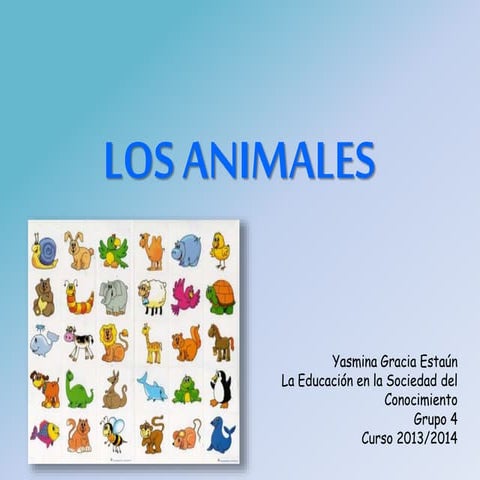 Los animales | PPTX